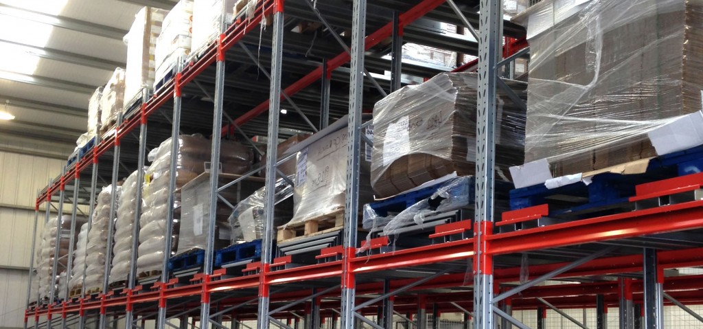 Push Back Racking Food and Drink - Thistle Systems