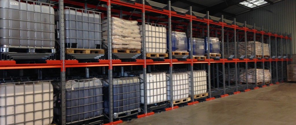 IBC Push Back Racking - Thistle Systems