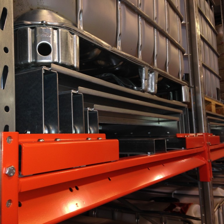 IBC Push Back Racking Detail - Thistle Systems