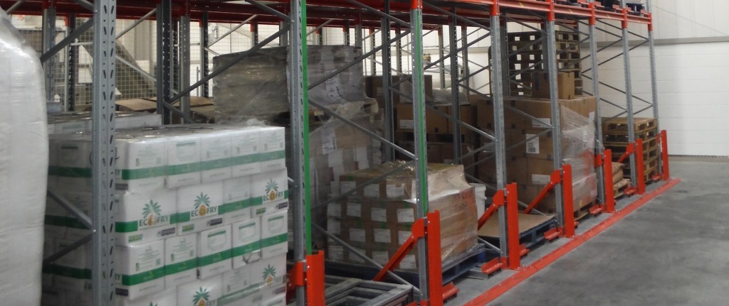 Push Back Racking Food - Thistle Systems