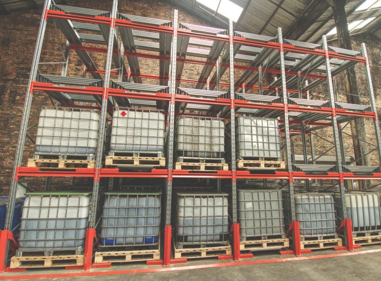 High Density IBC Racking - Thistle Systems
